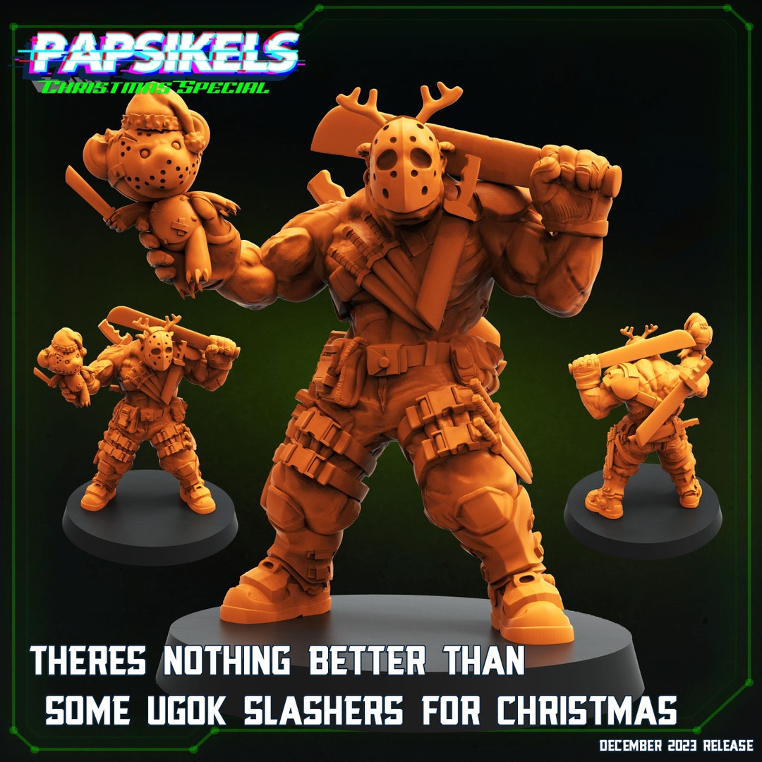 Jason Vorhees Slasher Miniature - 12 Days of Christmas Edition - 32mm ...