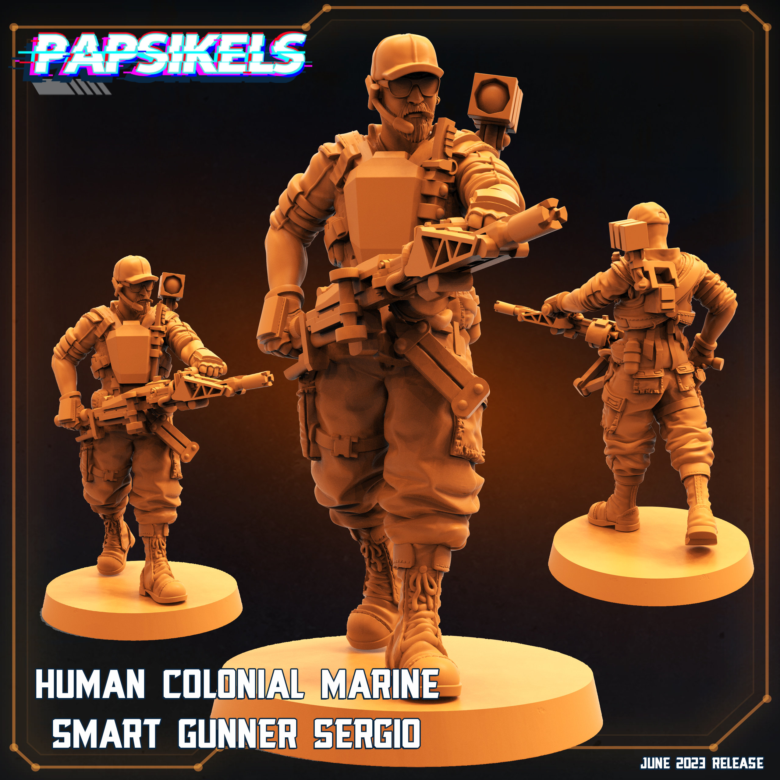 Aliens Vs Humans Human Colonial Marine Smart Gunner Sergio - Etsy