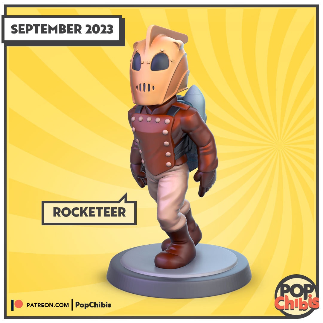 Rocketeer Chibi | KS | 75mm Scale | Pop Minis | Pop Chibis | Resin ...