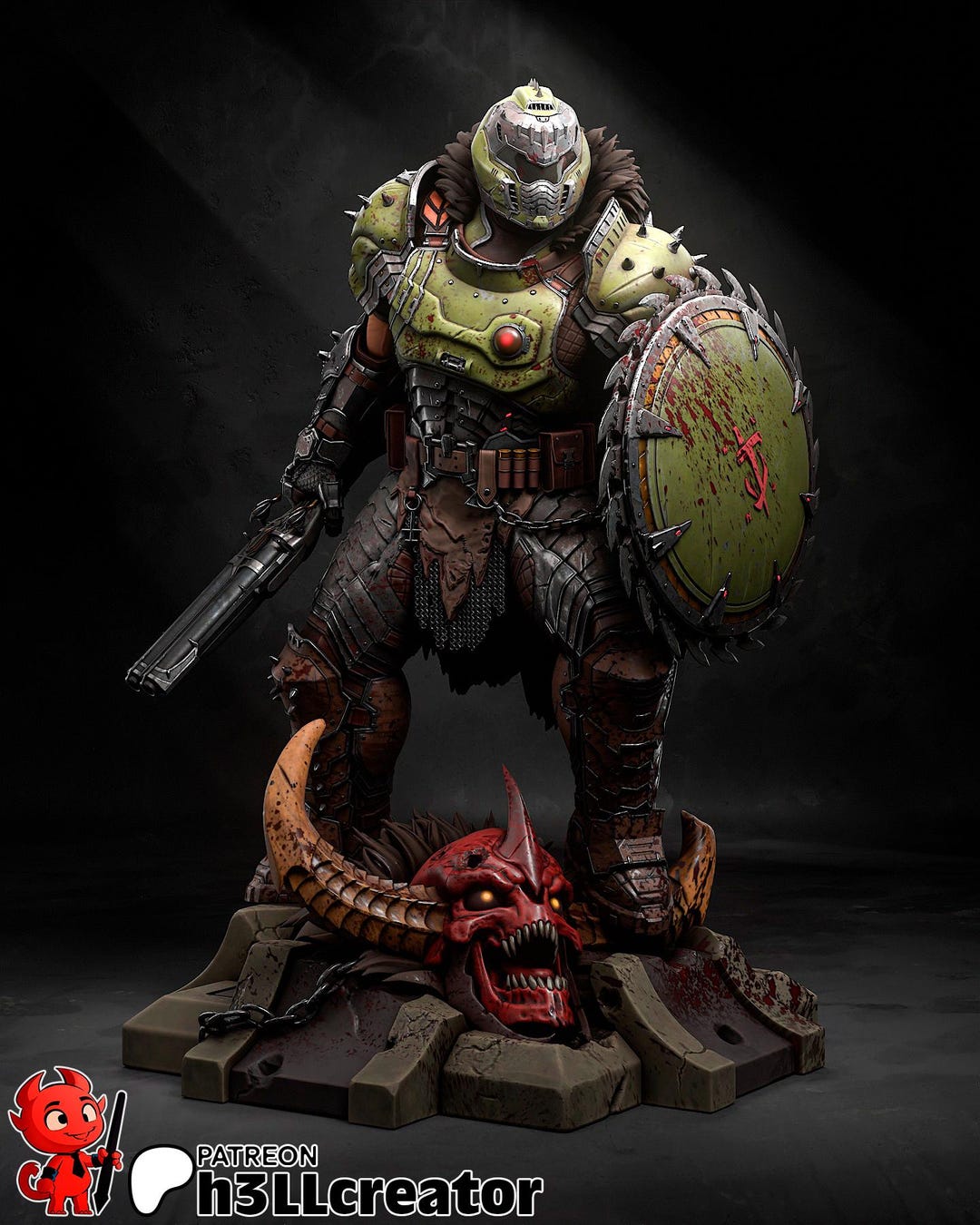 Doomguy From Doom the Dark Ages (fan Art) | Full Model or Bust ...