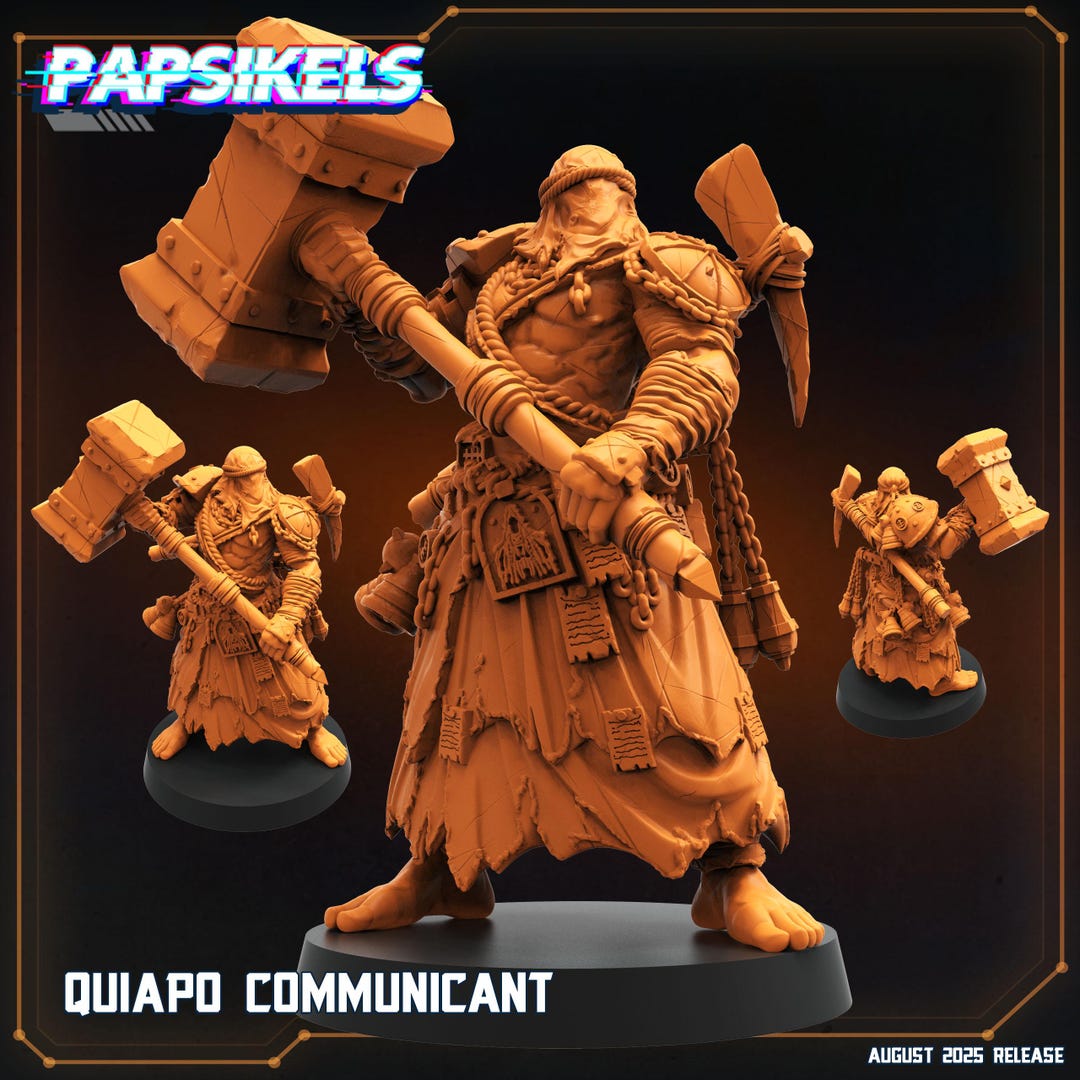 Quiapo Communicant Miniature: Trench Crusade Warrior-priest, Papsikels ...