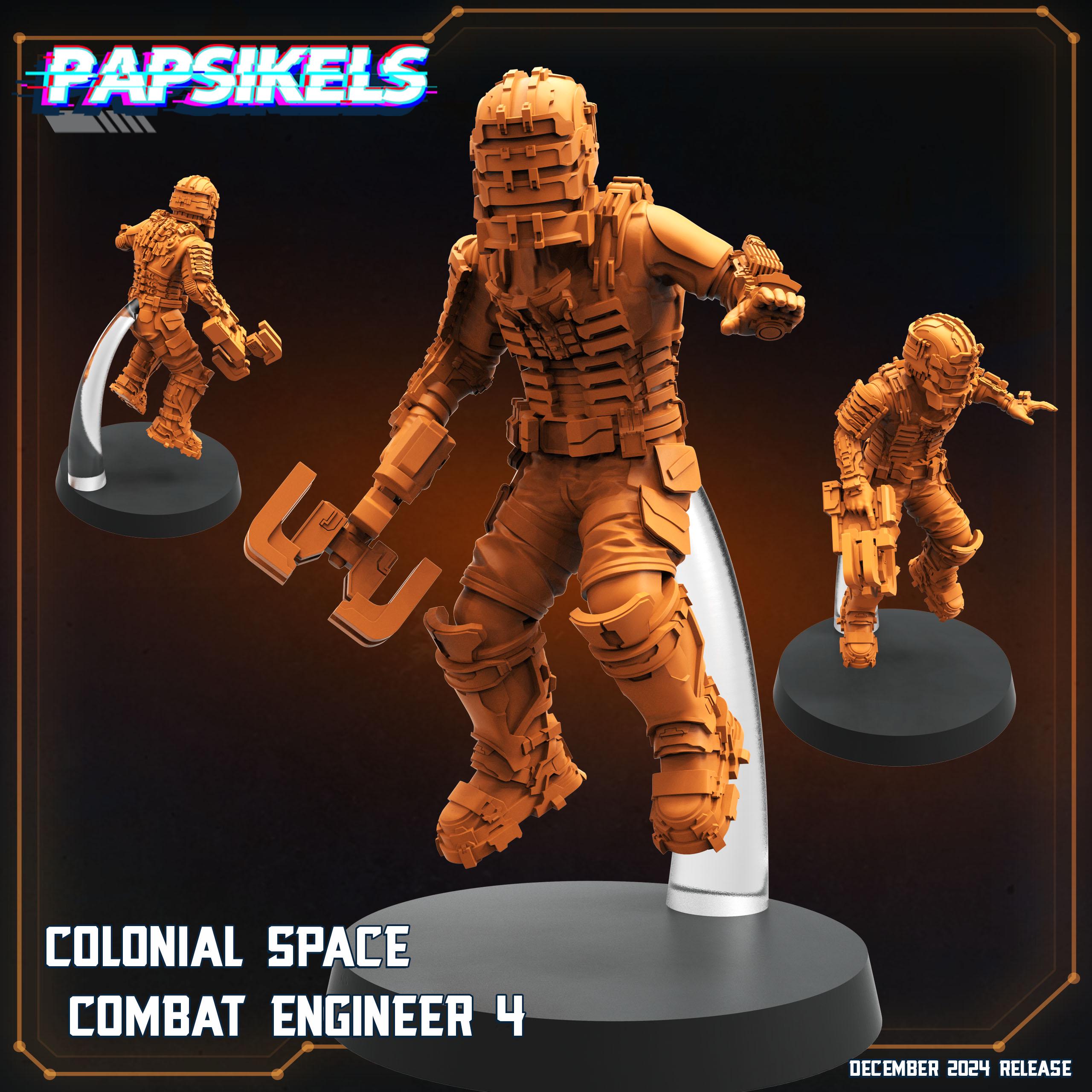 Aliens Vs Humans - Space Dead - Colonial Space Combat Engineer Set 1 ...