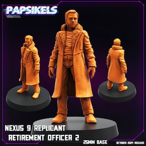 Cyberpunk, Blade Runner Nexus 9 Replicant Retire Officers , Papsikels ...