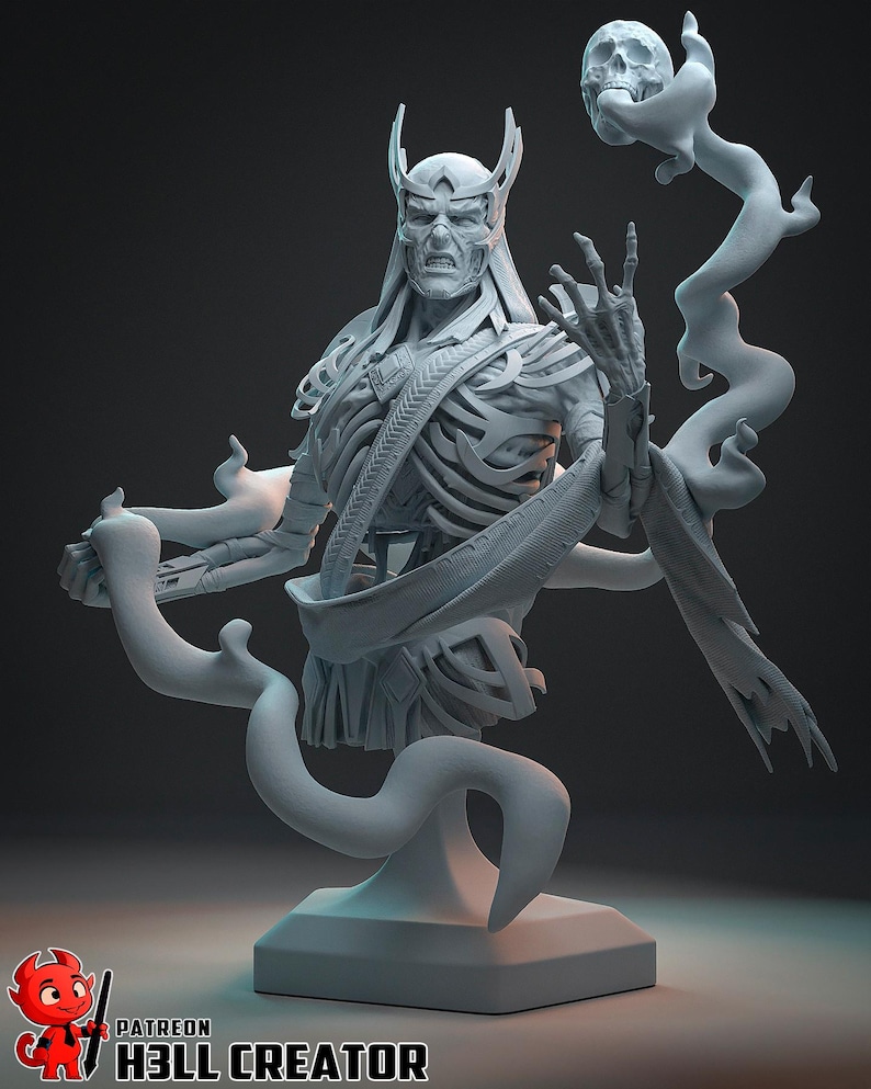 Vecna the Arch-lich From Dungeons & Dragons (fan Art) | Full Model or ...