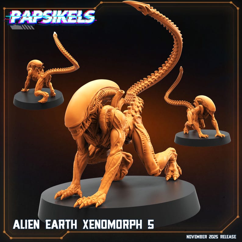 Alien Earth Xenomorphs | Papsikels | Alien Earth Collection | 28mm or ...