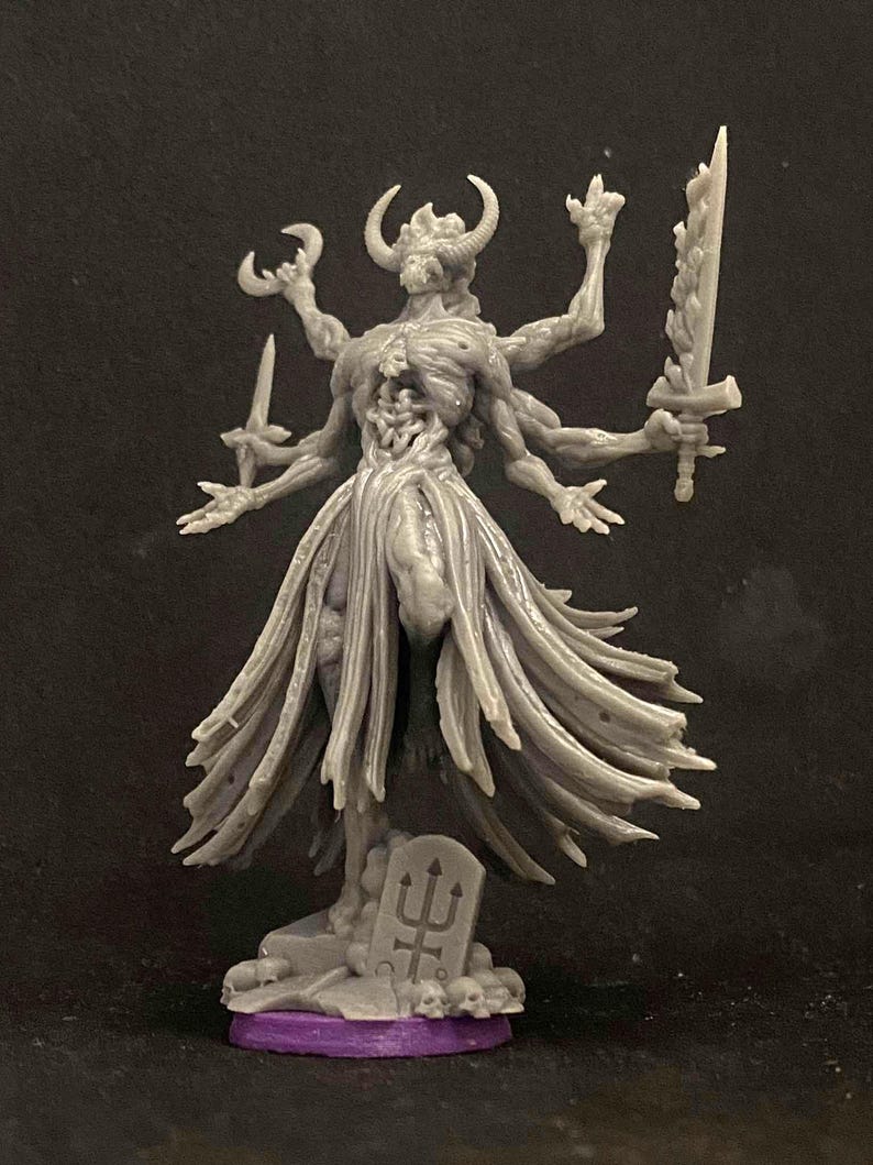 Trench Crusade Baphomet Sorcerer Resin Miniature Papsikels - Etsy