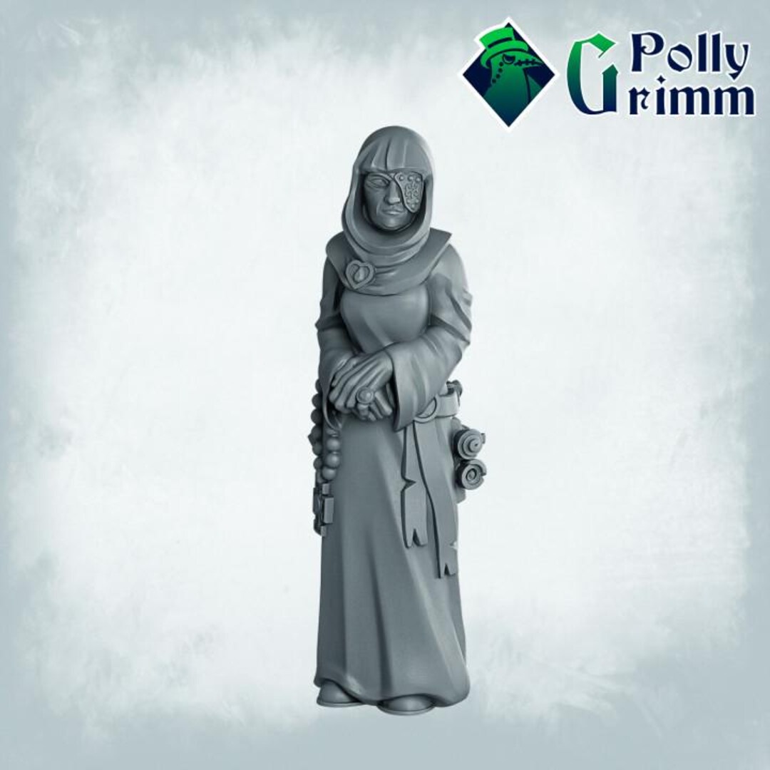 Imperial Nuns Miniature: 28mm/32mm Resin Figure for Tabletop RPG - Etsy