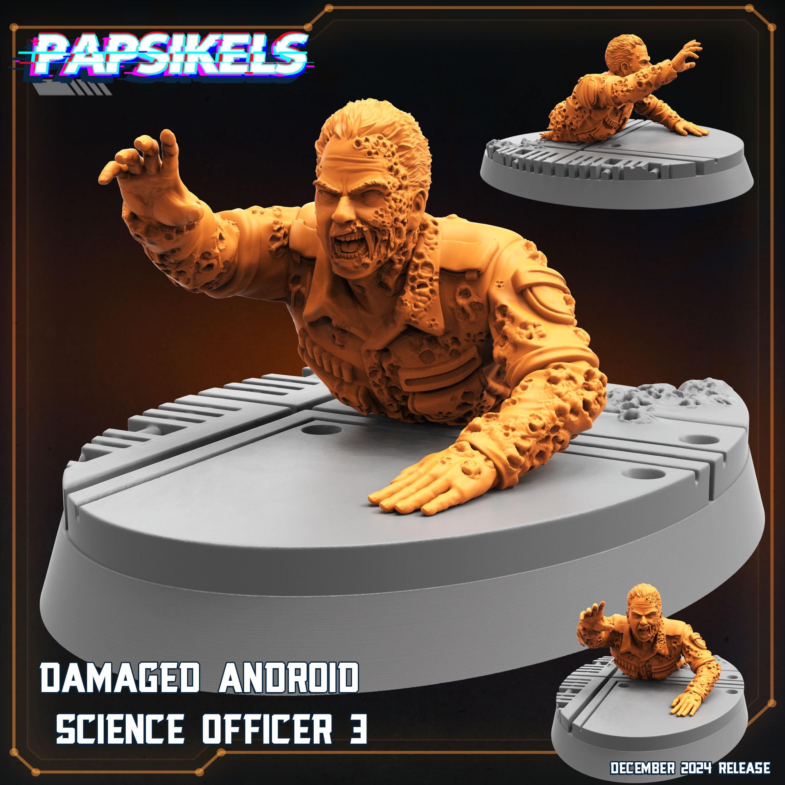 Aliens Vs Humans - Space Dead - Romulus - Damaged Android Science ...