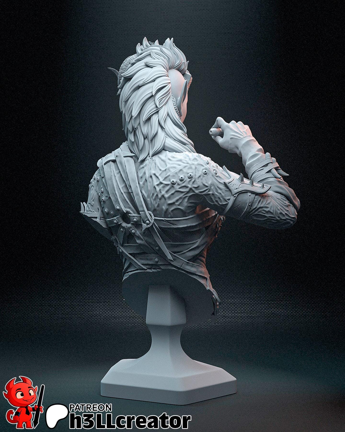 Karlach From Baldur's Gate 3 (fan Art) | Full Model or Bust | Miniature ...