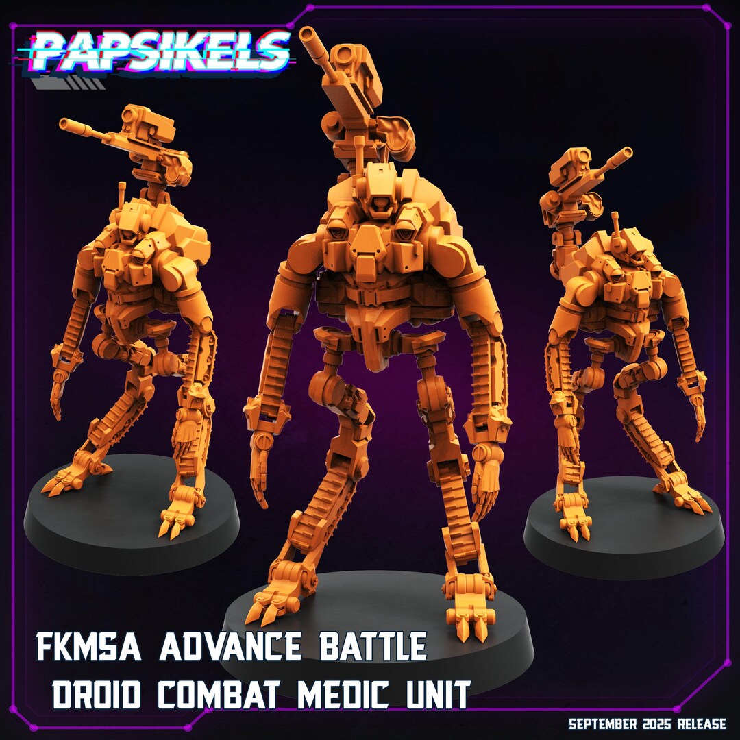 Cyberpunk Combat Medic Droid Miniature: 28mm/32mm Resin Model - Etsy