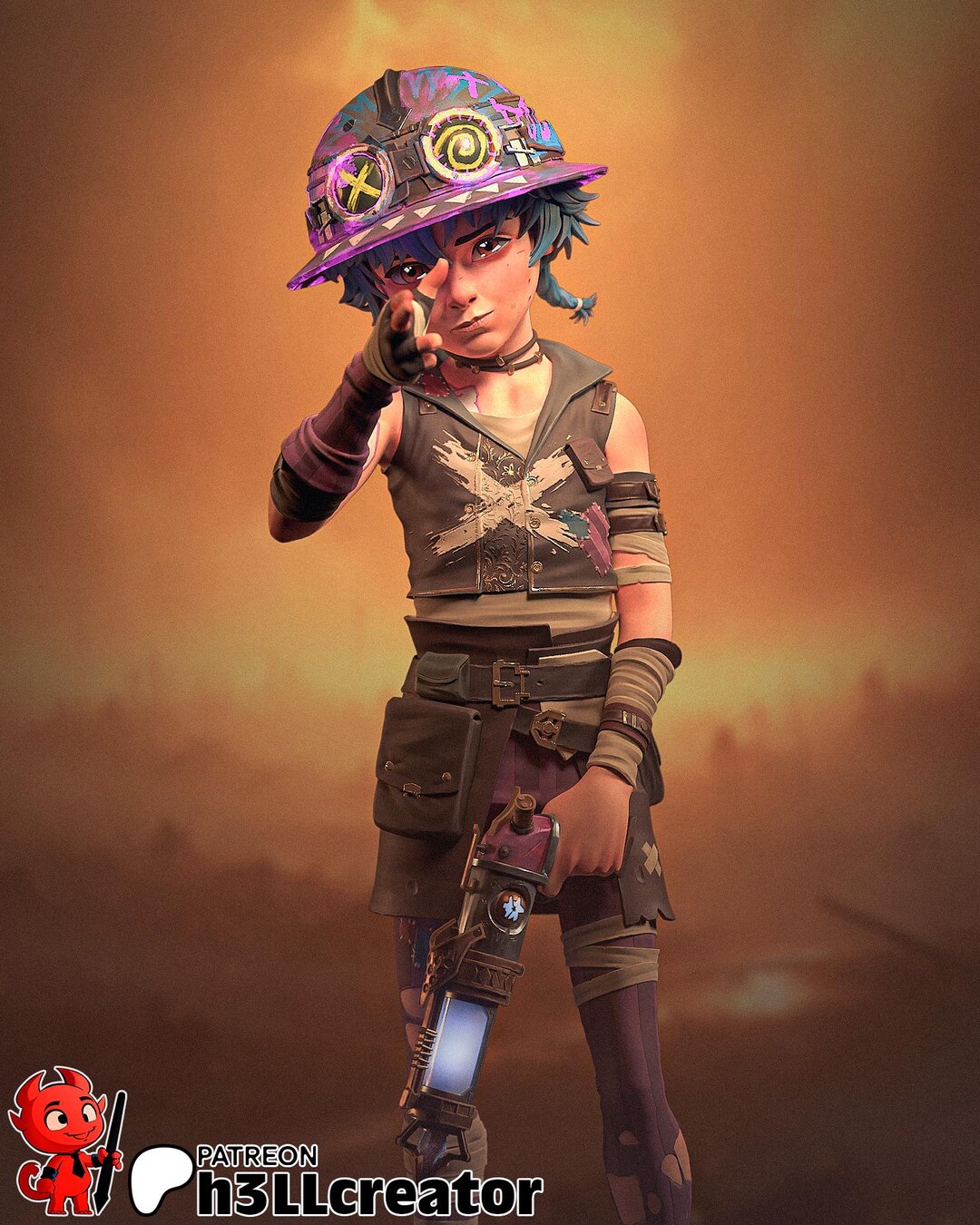 Isha From Arcane (fan Art) | Full Model or Bust | Miniature Scale 1:12 ...