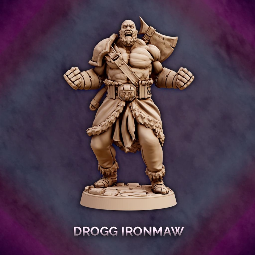Drogg/grog Miniature: Critical Role, Vox Machina Inspired - 28/32/75mm ...