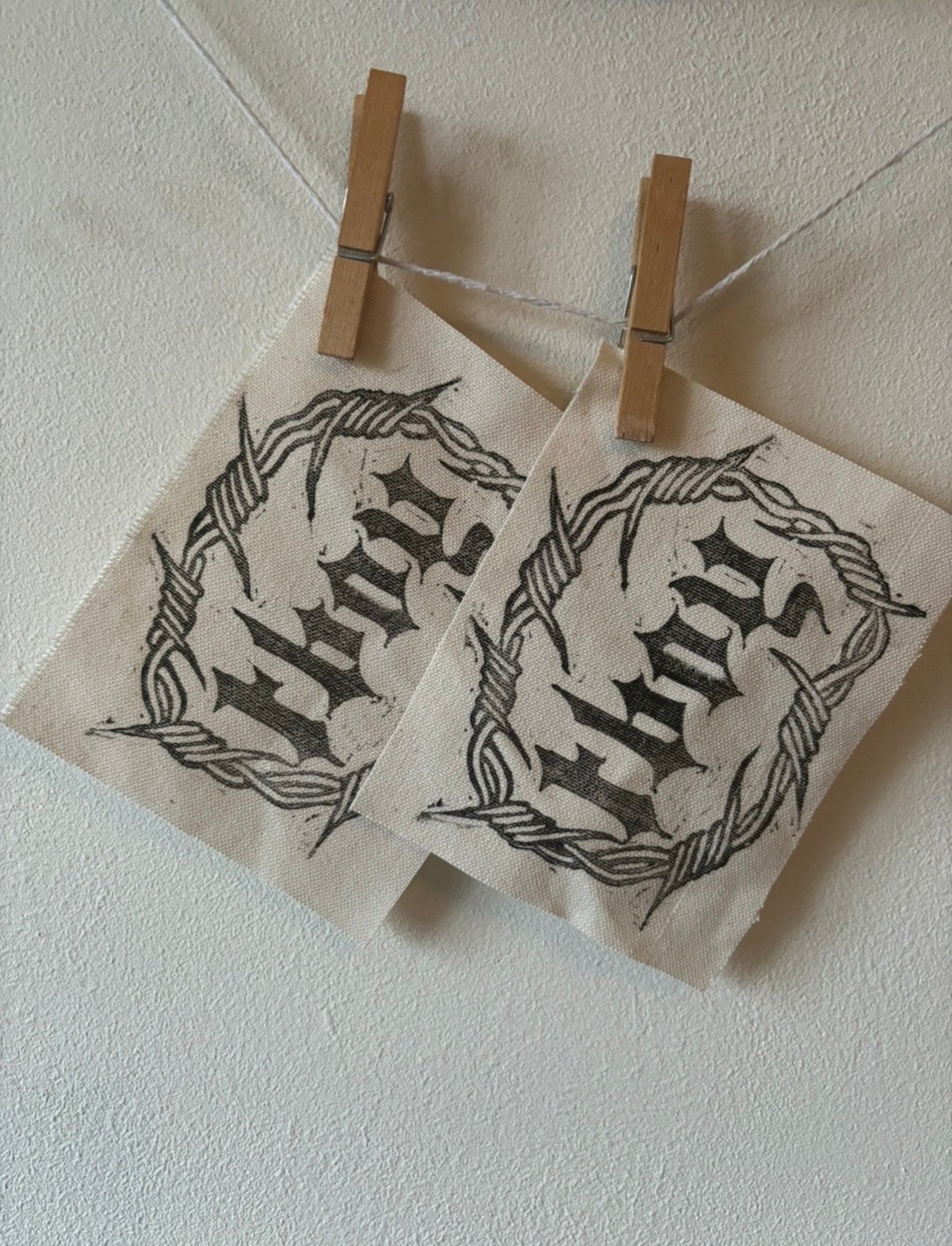 Tboy Handmade Linocut Patch - Etsy