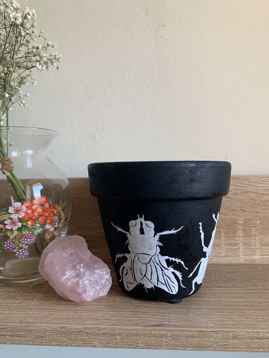 Bugs 10cm Terracotta Plant Pot Hand-painted - Etsy