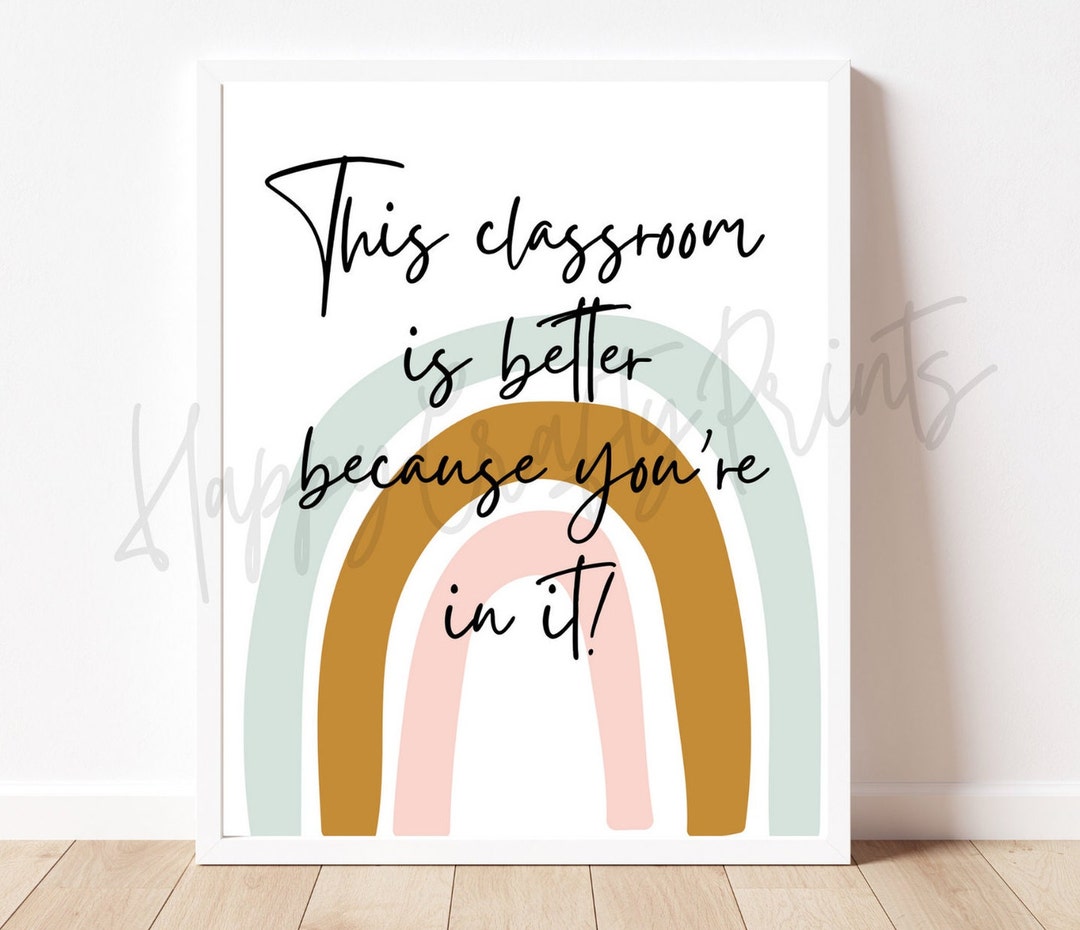 This Classroom // Classroom Poster // Teachers Printable // Classroom ...