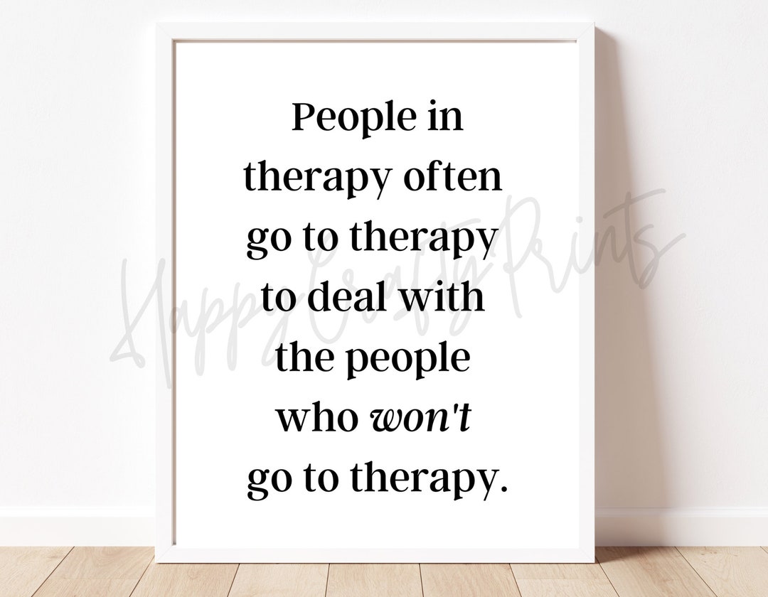 Therapy Office Printable // Office Decor // Counselor Gift // Therapist ...