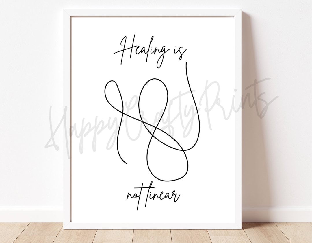 Therapist Printable // Office Decor // Counselor Gift // Healing Sign ...