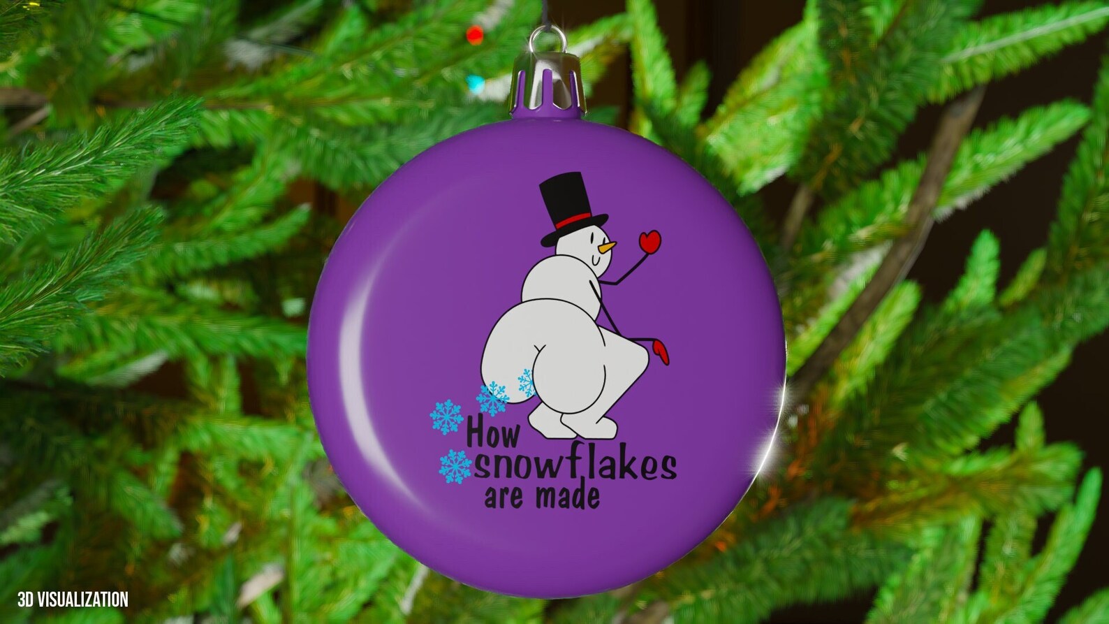 How Snowflakes Are Made, Vinyl Decal, Christmas Themed Frosty the ...