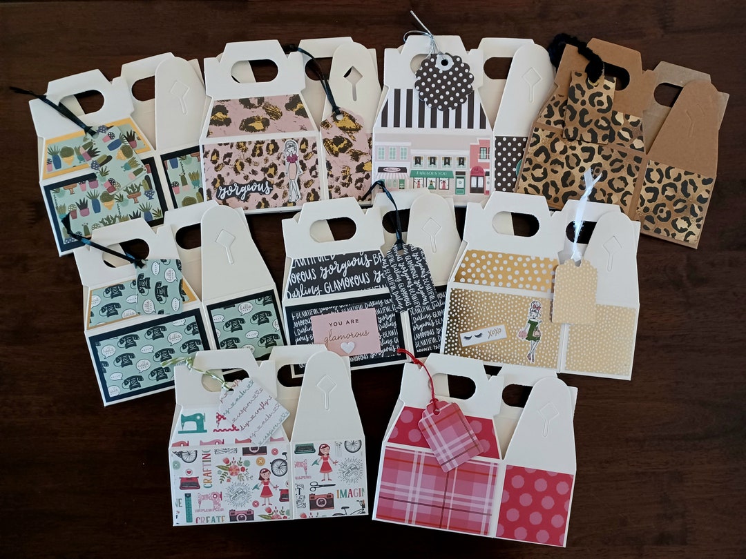 Clearance, Small Hand Decorated Gable Boxes, Lot of 9 - Etsy