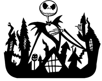Jack Skellington Decal - Etsy