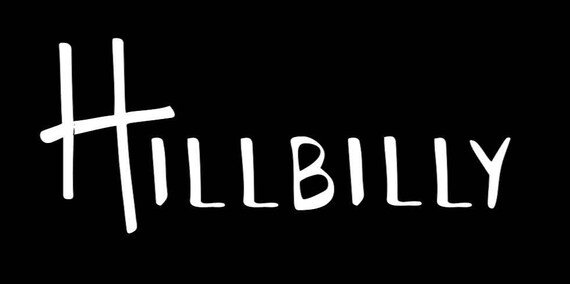 Vinyl Decal HILLBILLY Vinyl Decal - Etsy