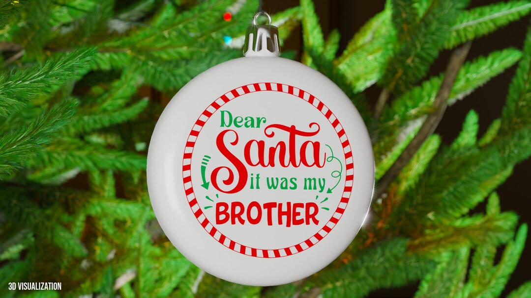 It Was My Brother Vinyl Decal Two Sizes DIY Ornament Great - Etsy