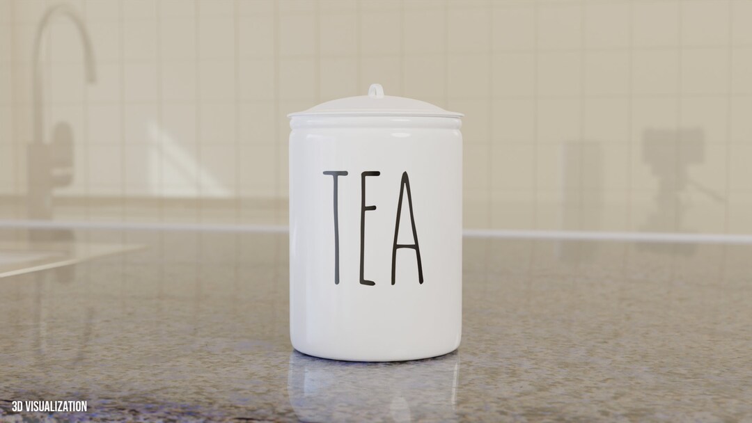 Vinyl Decals for Canisters Choose Your Label, Skinny - Etsy