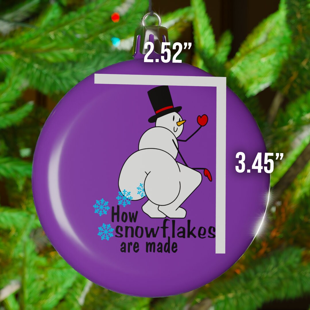 How Snowflakes Are Made, Vinyl Decal, Christmas Themed Frosty the ...