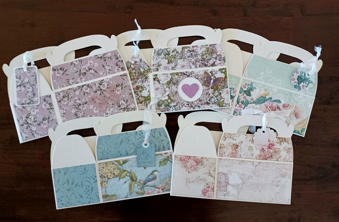 Clearance, Large Hand Decorated Gable Boxes, Lot of 5 - Etsy