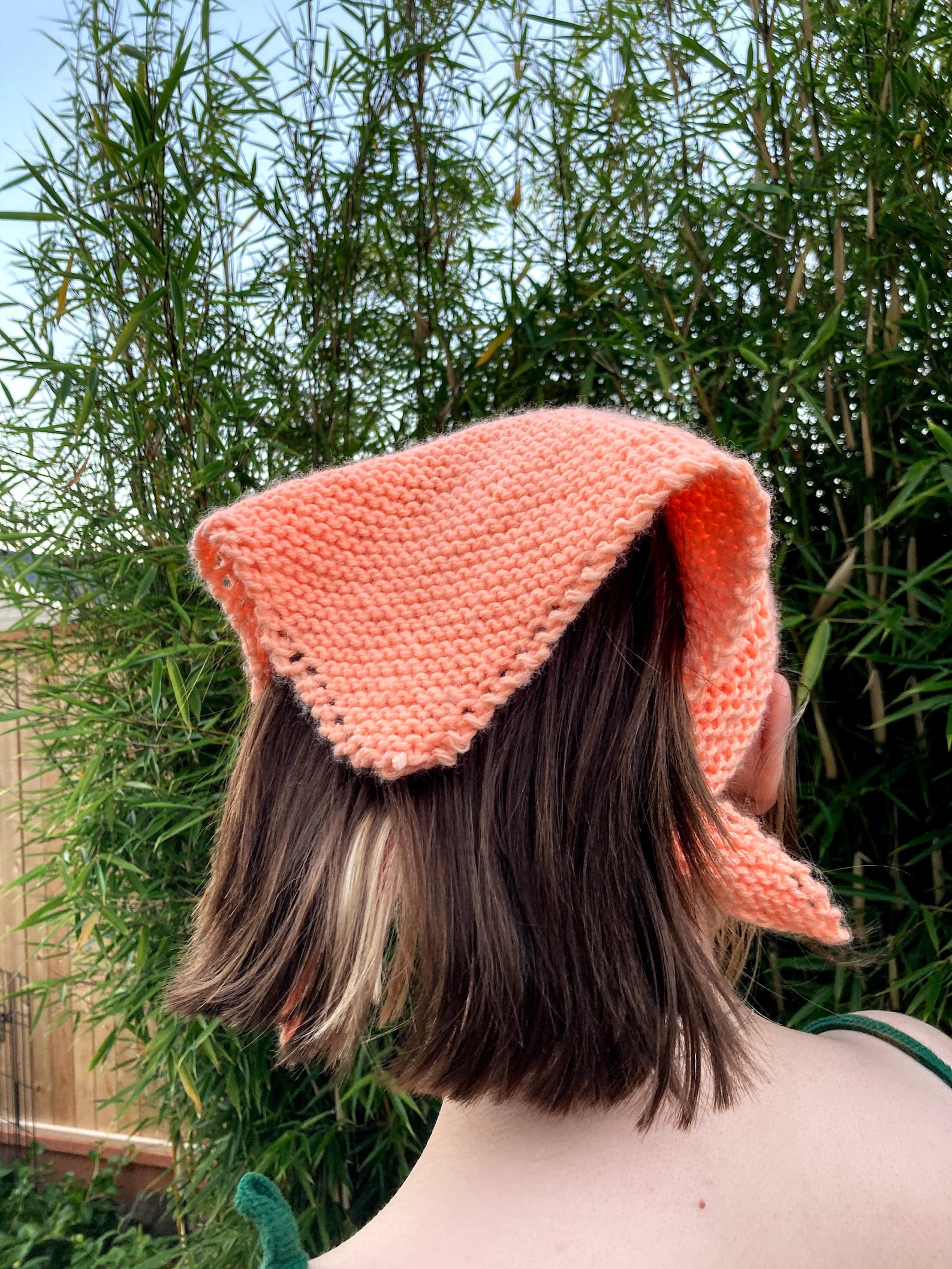 Knit Bandana Pattern Audrey Bandana - Etsy España