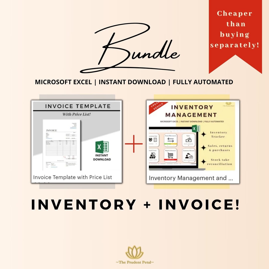 Inventory & Invoice Bundle Perfect for Fairs and Selling in Person - Etsy