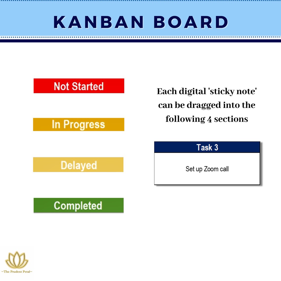 Kanban Board, Digital Task Management To-do List - Etsy