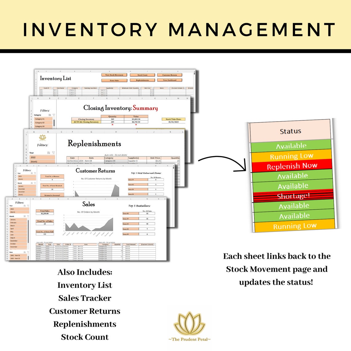 Inventory Management and Sales Tracker - Etsy UK