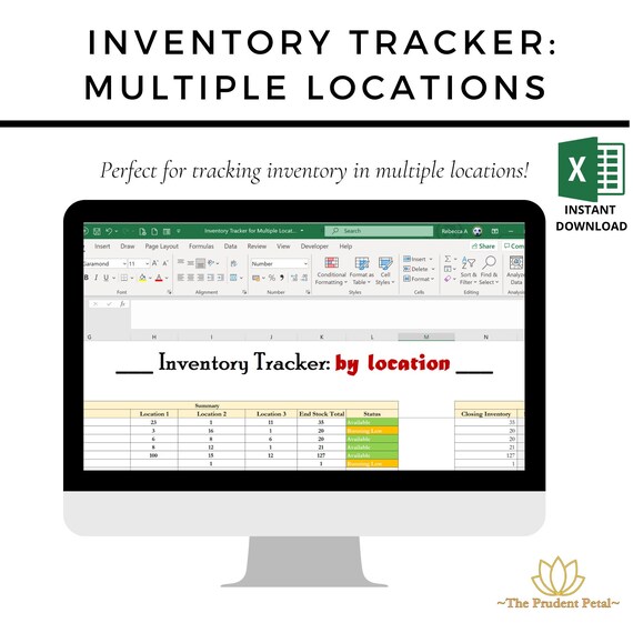 Inventory Tracker for Multiple Locations | Etsy
