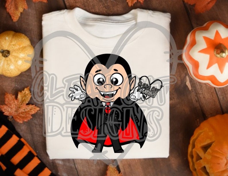 Cute Halloween Vampire SVG DXF PNG Halloween Svg Vampire - Etsy