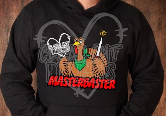 Thanksgiving Turkey Masterbaster SVG DXF PNG Funny Svg - Etsy