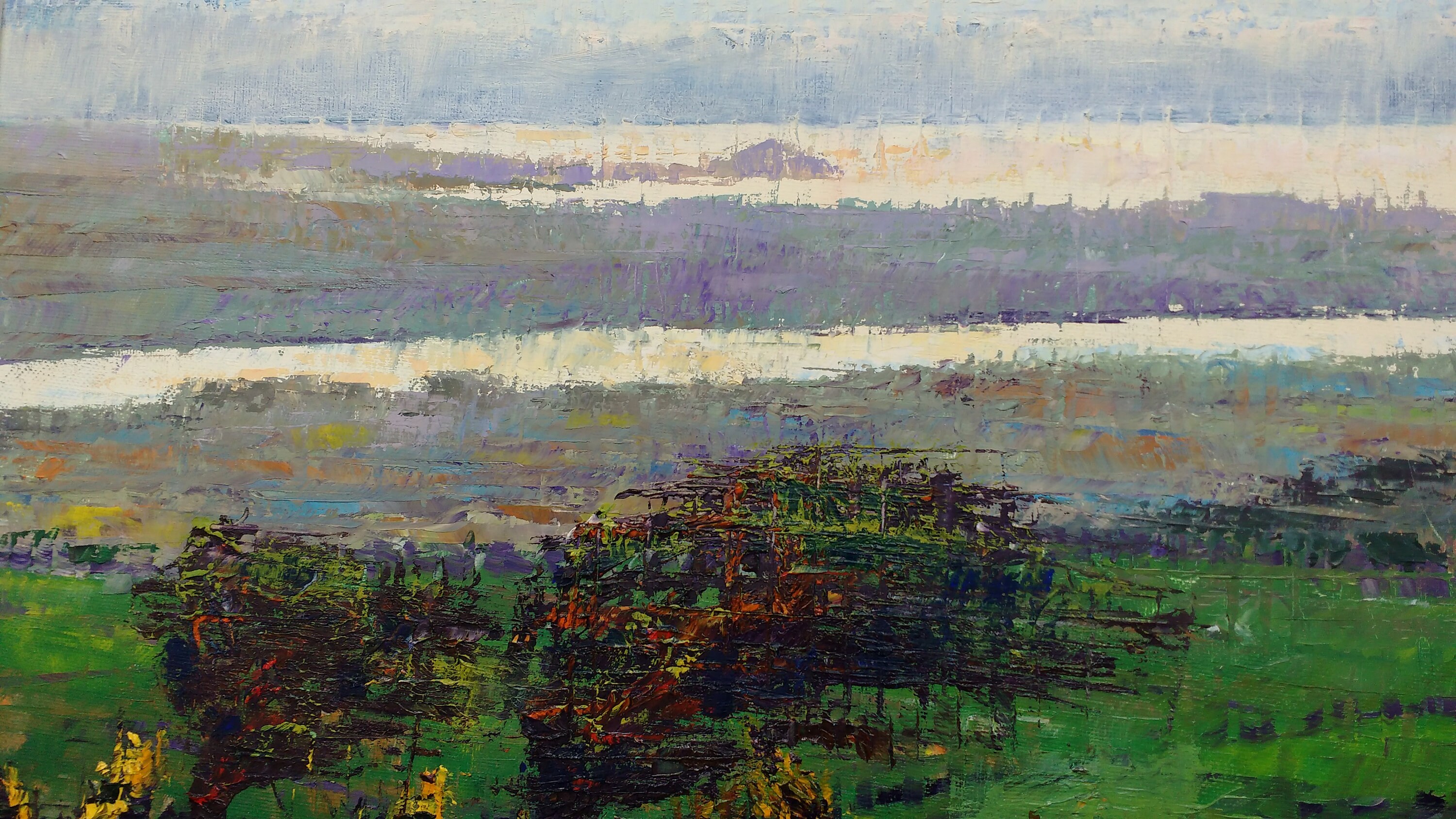 View From Kit Hill - Paul Acraman Oil Painting - Etsy UK