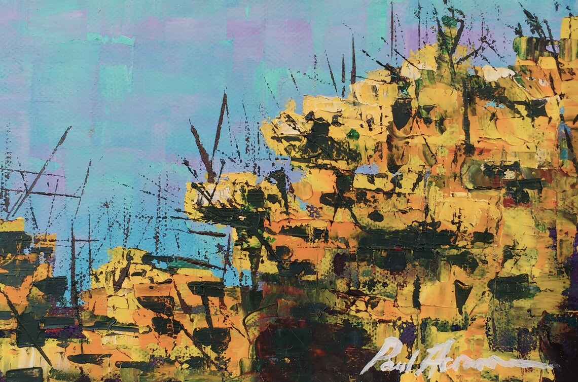 Sparkling Gorse Paul Acraman Oil Painting - Etsy