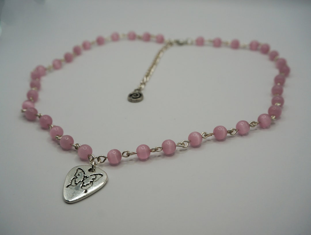 Butterfly Barbie Choker Necklace, Guitar Pick - Etsy