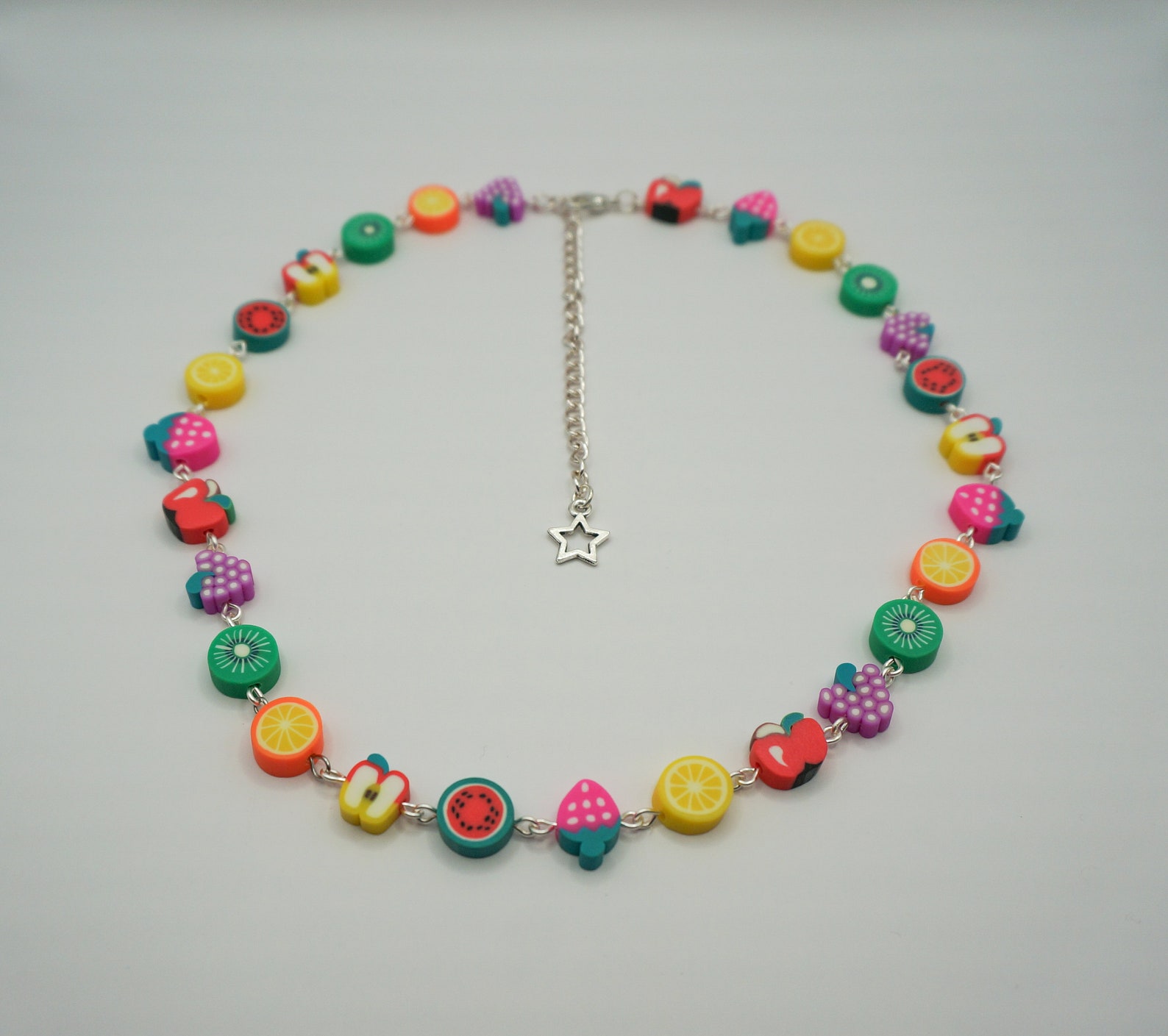Kidcore Fruit Slices Choker Necklace - Etsy