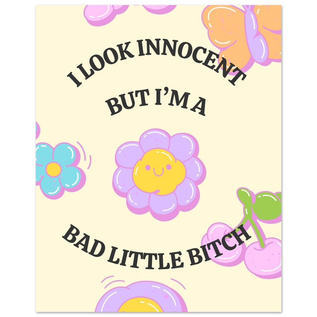 Matte Paper Poster - for Her, Meme Humor, Baddie - Etsy