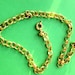 Gold Chunky Rolo Chain Necklace, Thick 24k Gold Plated Rolo Link Chain ...