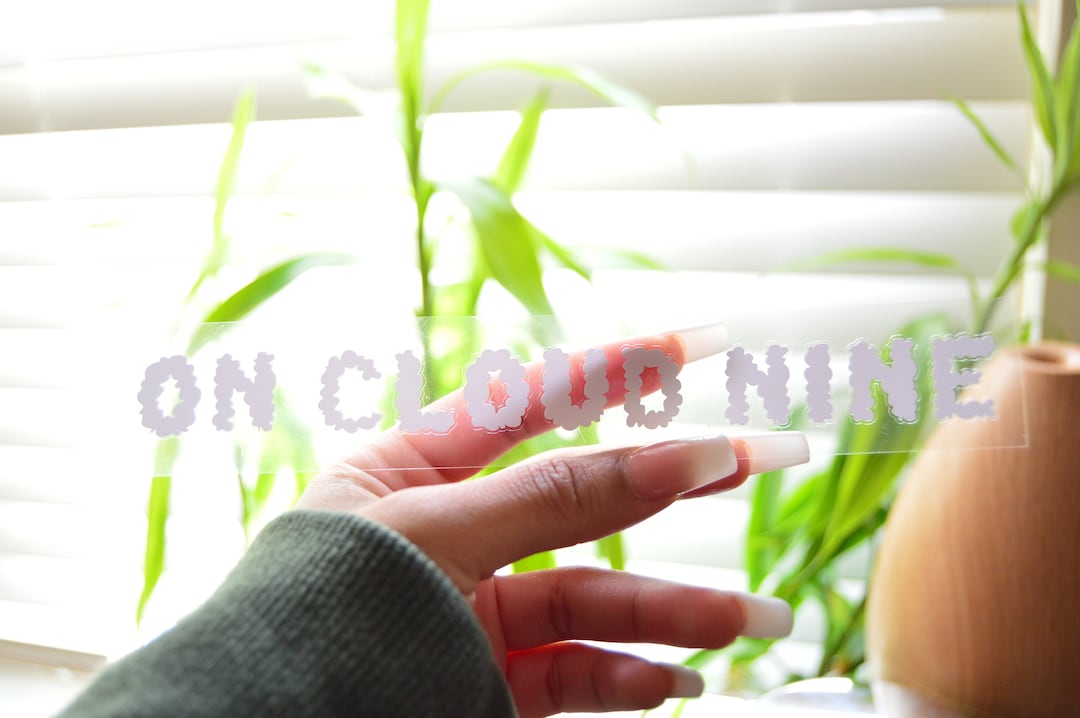 On Cloud Nine Vinyl Sticker - Etsy