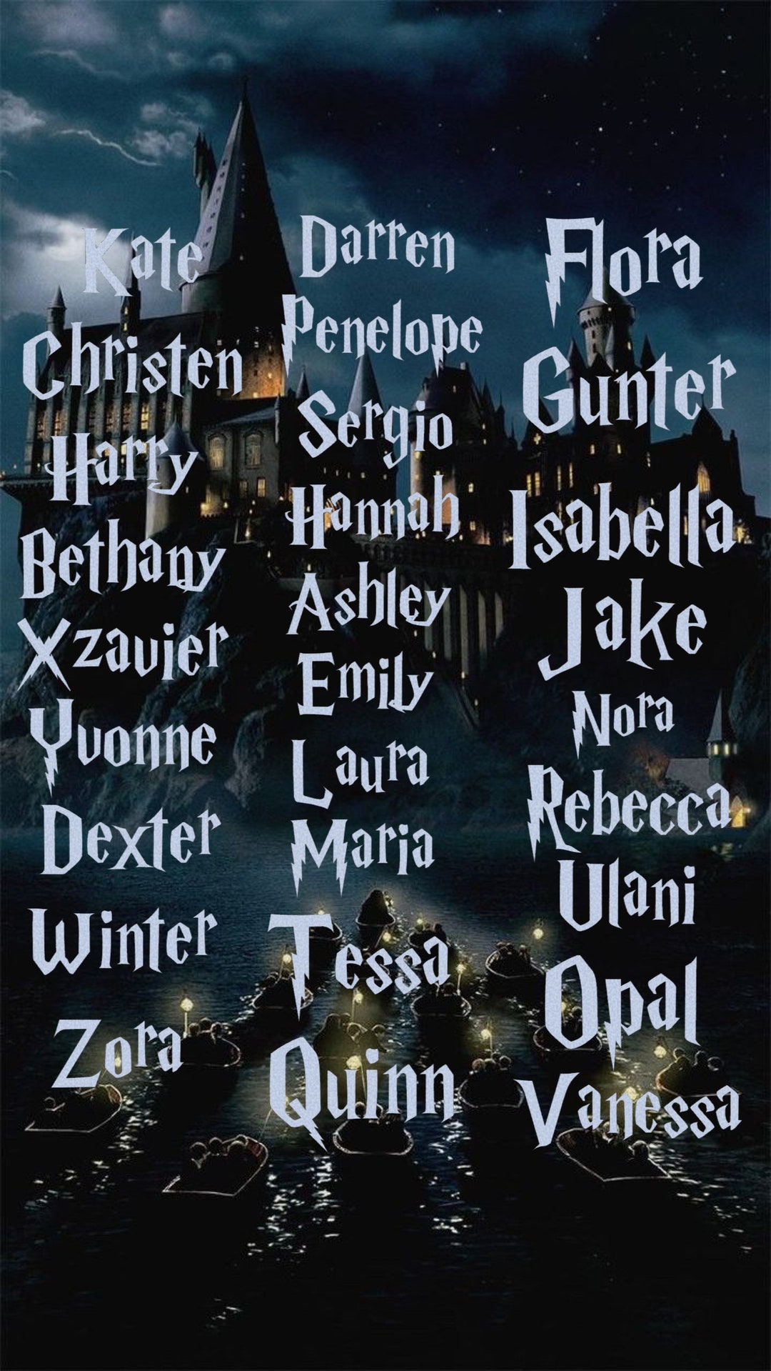 Harry Potter Inspired Name Stickers - Etsy