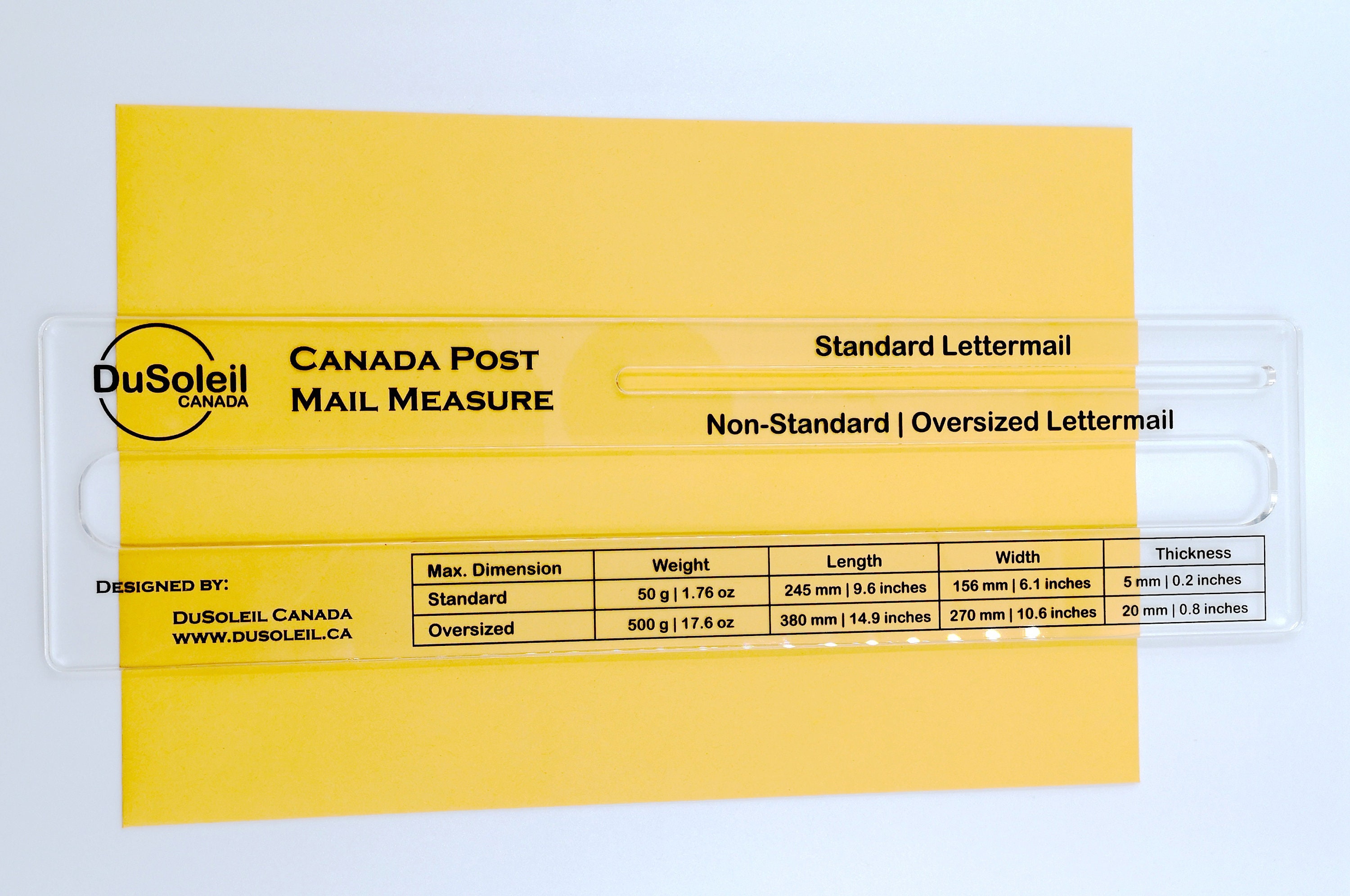 Lettermail Template Mail Measure For Canada Post Lettermail Etsy