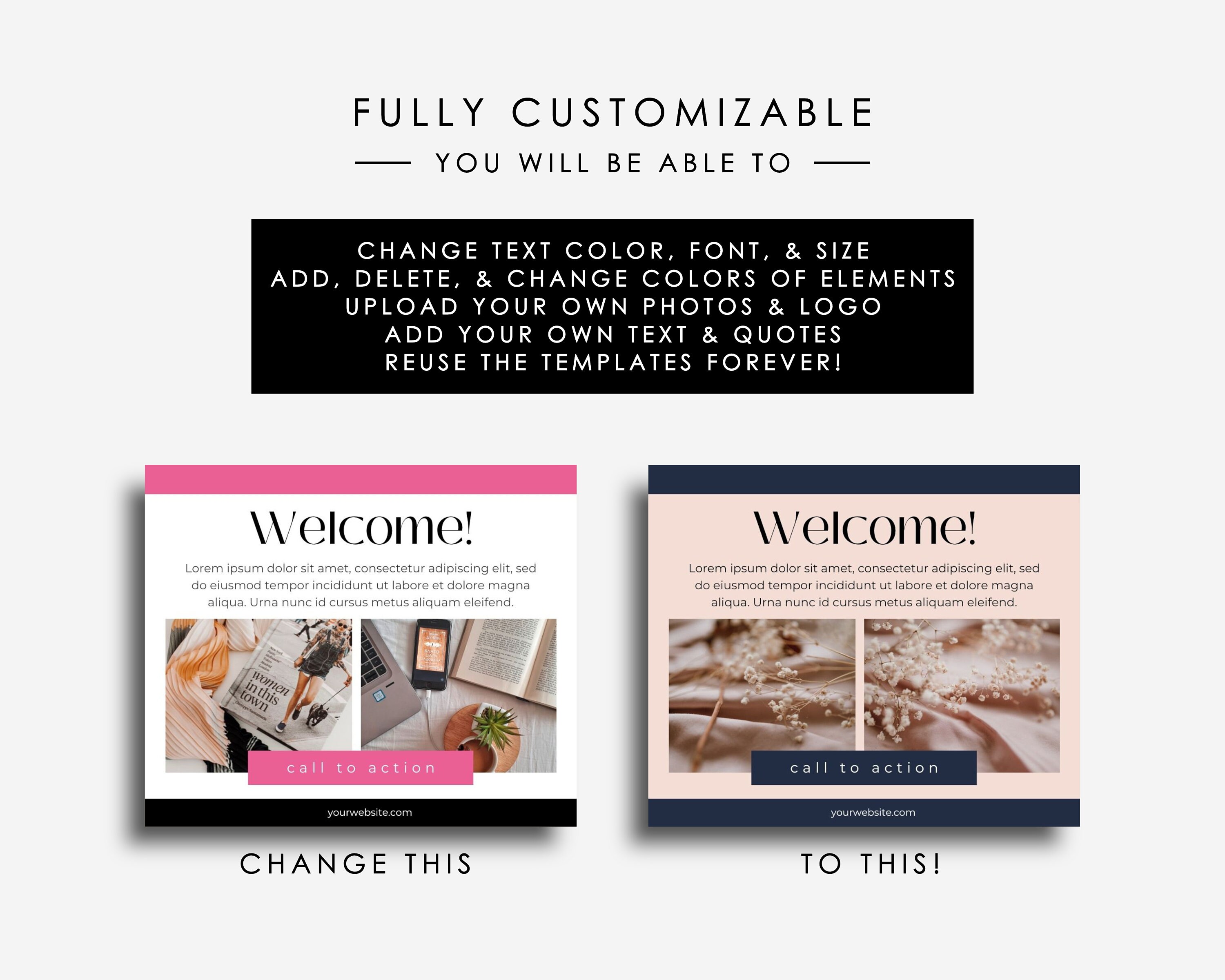 Facebook Group Templates, Editable Canva Templates, Facebook Post ...