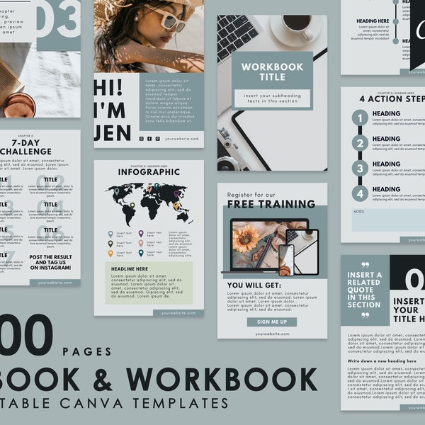 Ebook Template Canva - Etsy