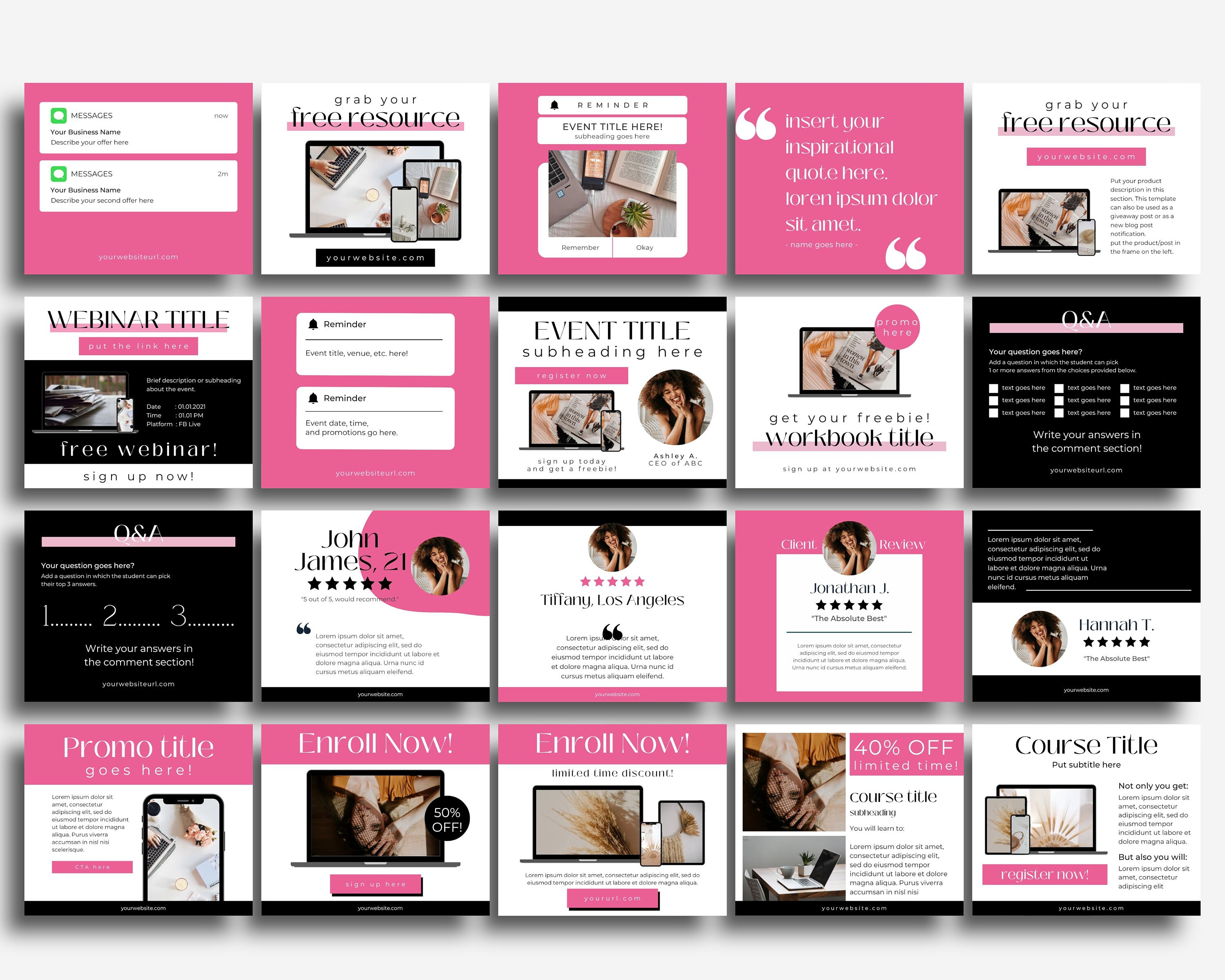 Facebook Group Templates, Editable Canva Templates, Facebook Post ...