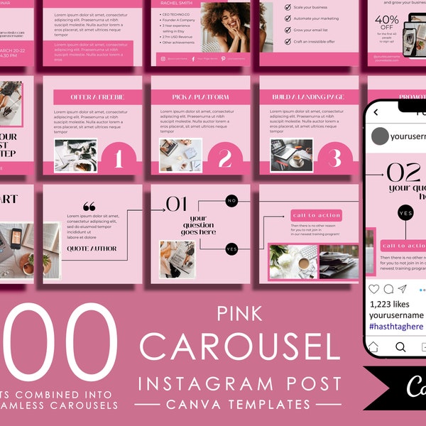 Pink Carousel - Etsy