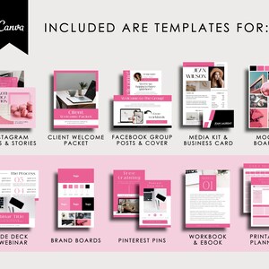 Canva Template Toolkit Bundle for Course Creator, Webinar Template ...